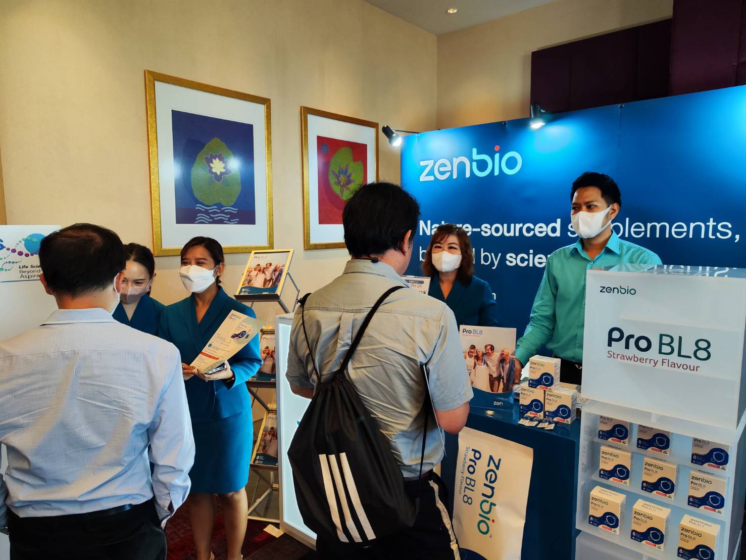 Zenbio’s Pro BL8 booth exhibition participated in the TCELS exhibition ...